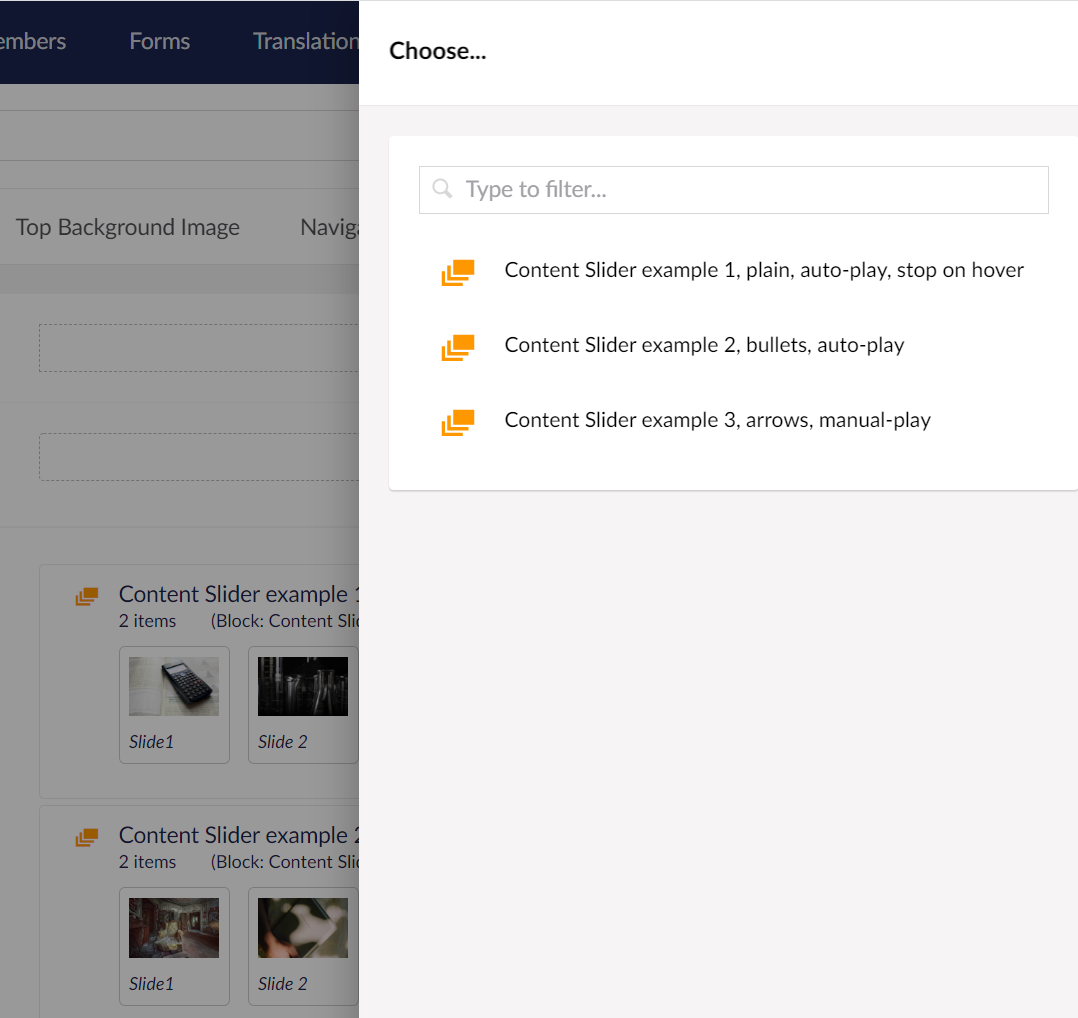 Creating a block picker with Contentment and a custom data source
